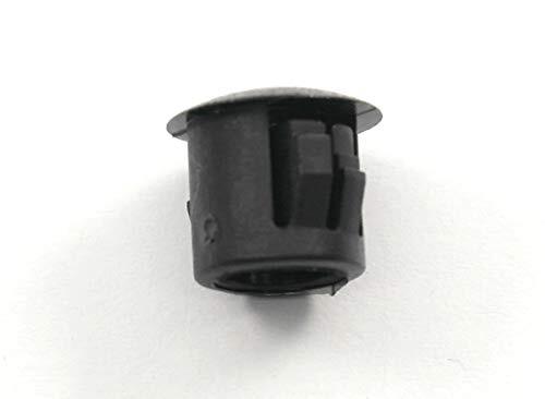 3/8" Hole Nylon Locking Panel Plugs Black/White Dome Cover 15/32" Top ...