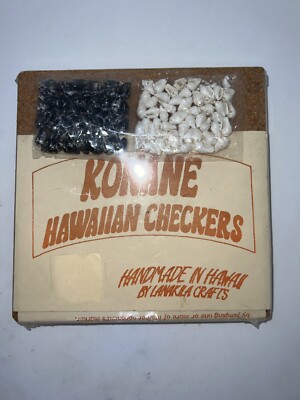 Lanakila Crafts Handmade Konane Hawiian Checkers Sealed Vintage Never ...