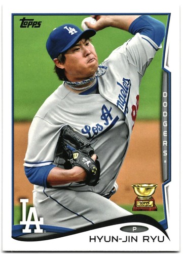 2014 Topps Baseball Hyun-Jim Ryu Rookie Cup Los Angeles Dodgers #40 | eBay