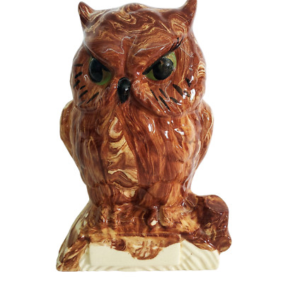 Vintage ALASKA NATIVE CLAY Handpainted Owl Figurine Art Pottery | eBay