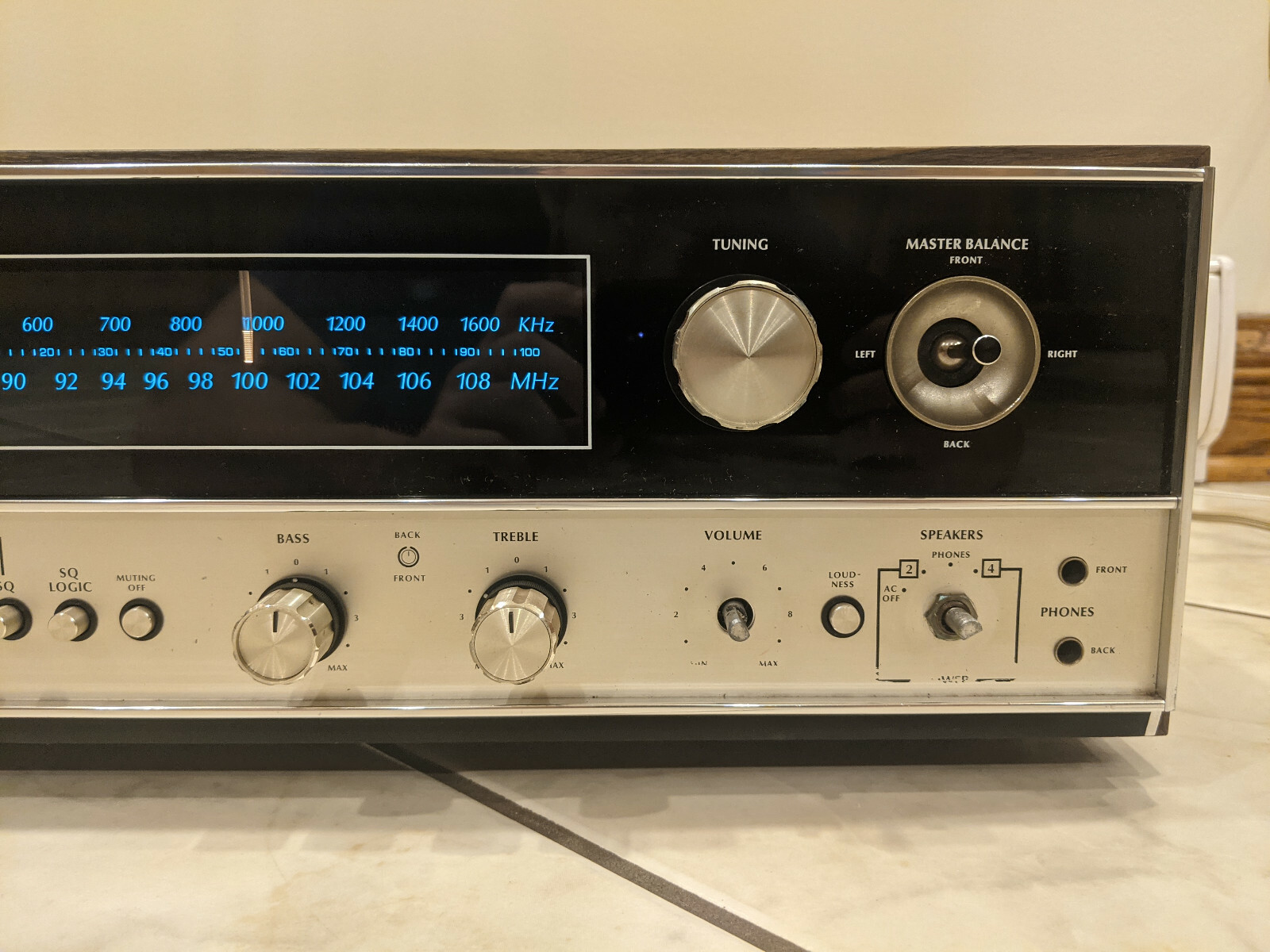 Sears Audio by Fisher Quad Receiver Amp Stereo Quadraphonic Model 143. ...