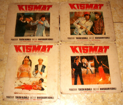 KISMAT (2004) RANJEETA MITHUN CHAKRABORTY SHAKTI KAPOOR BOLLYWOOD 4 LOBBY CARDS | eBay