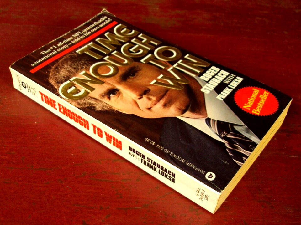 Time Enough to Win by Roger Staubach with Frank Luksa, Warner paperback ...