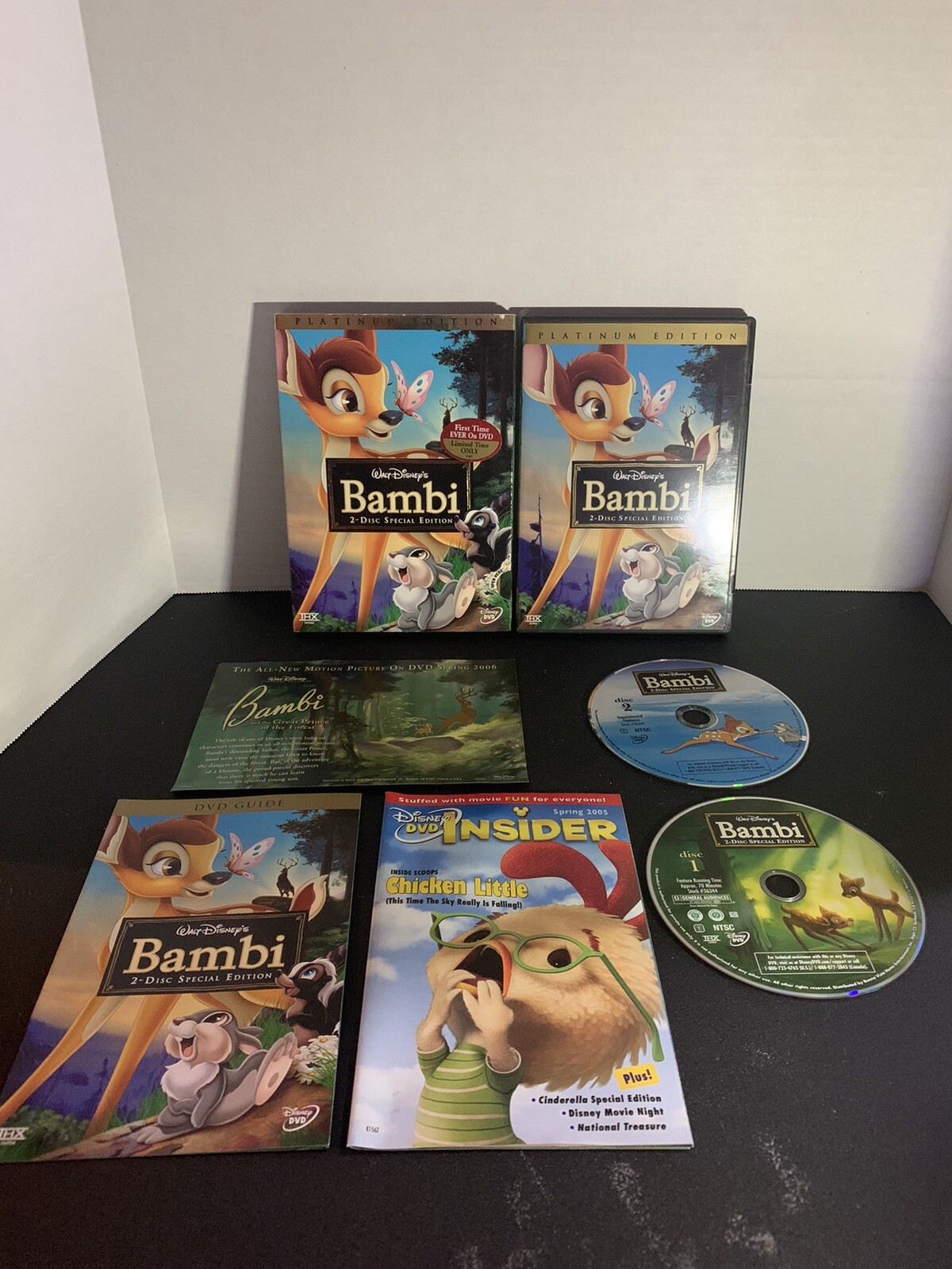 Bambi (DVD, 2005, 2-Disc Set, Special Edition/Platinum Edition ...