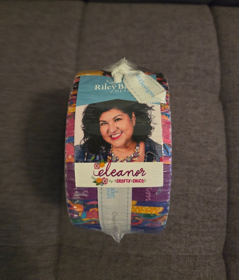 Riley Blake Jelly Roll Eleanor by Crafty Chica 40 2.5 inch Strips | eBay