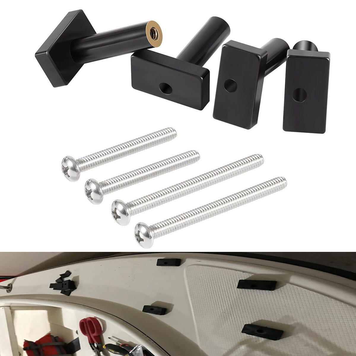 for MotorGuide MGA015PB6 Trolling Motor Mounting Isolator Kit Set of 4 ...