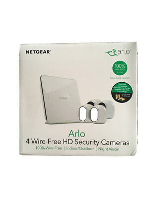 NETGEAR ARLO 4 Wire- Free HD Security Cameras | eBay