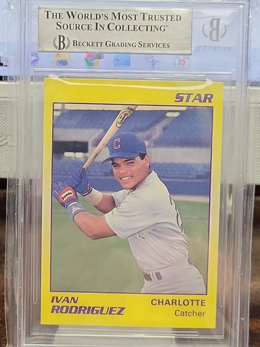 IVAN PUDGE RODRIGUEZ~RARE 1990 autograph STAR CO. SGC - authentic | eBay