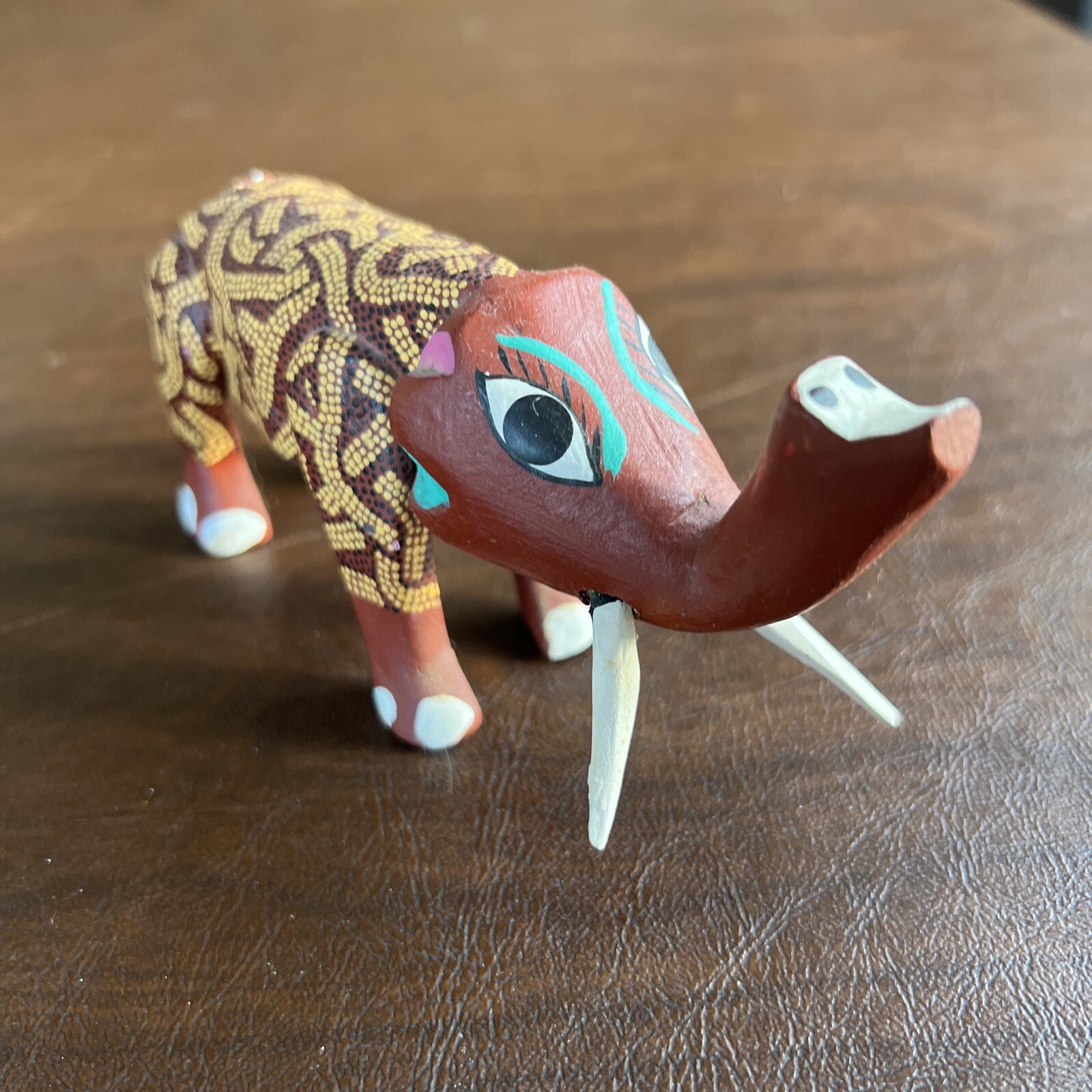 Alebrije hand painted wood carving Boar Folk Art Signed by Artist ...