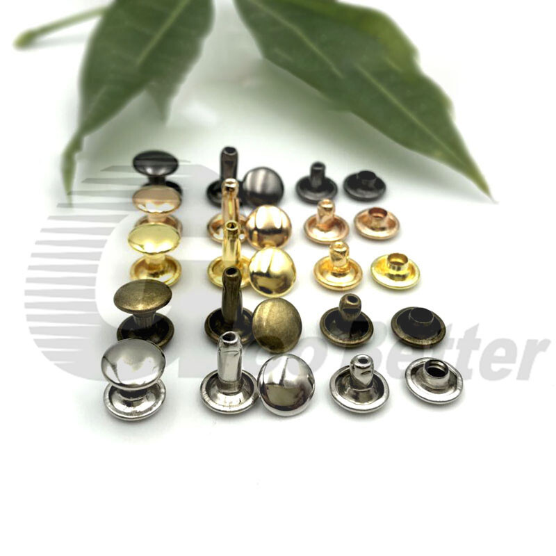 Double Cap Rivets Stud Rapid Rivets Leather Craft Repair 5mm 8mm 9mm ...