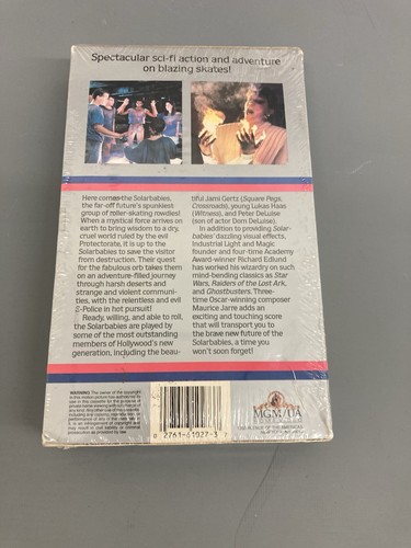 Solarbabies New Factory Sealed VHS 1987 Rare Large Case Jami Gertz ...