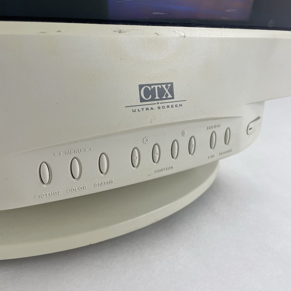 CTX Ultra Screen PR700 16" CRT Color VGA Tube Computer Monitor Retro ...