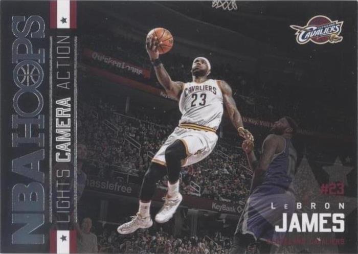 2015-16 Panini NBA Hoops - Lights Camera Action LeBron James #31 for ...