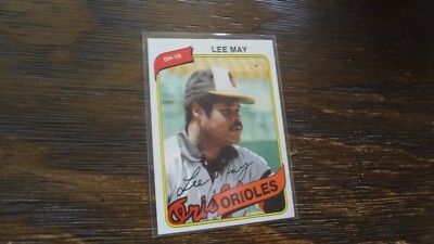 1980 TOPPS # 490 LEE MAY BASEBALL CARD | eBay