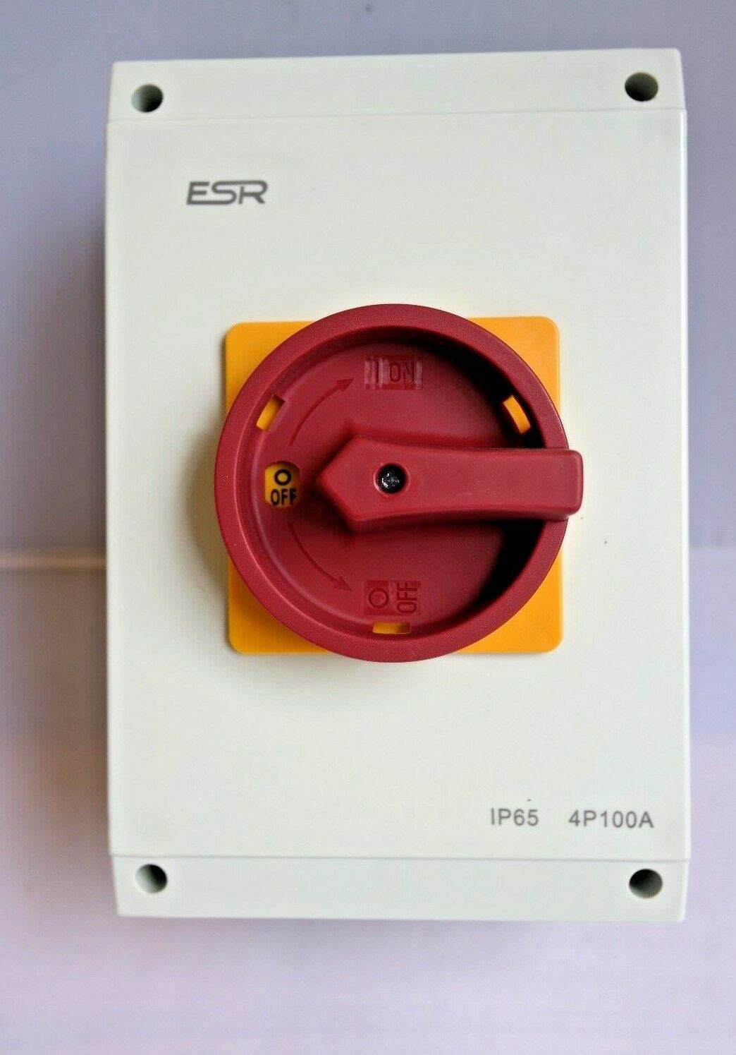 ROTARY ISOLATOR 4 POLE 20AMP 32AMP 40A 63A 80A 100A 125A WEATHER PROOF ...