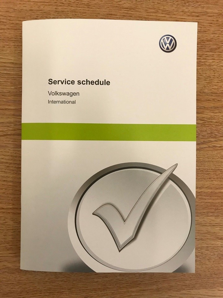 VW VOLKSWAGEN TRANSPORTER SERVICE BOOK NEW UNUSED NOT DUPLICATE ALL ...