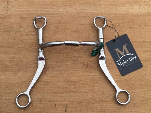 MYLER Flat Shank Comfort Snaffle Wide Barrel Western Horse Bit ~ MB02 ...