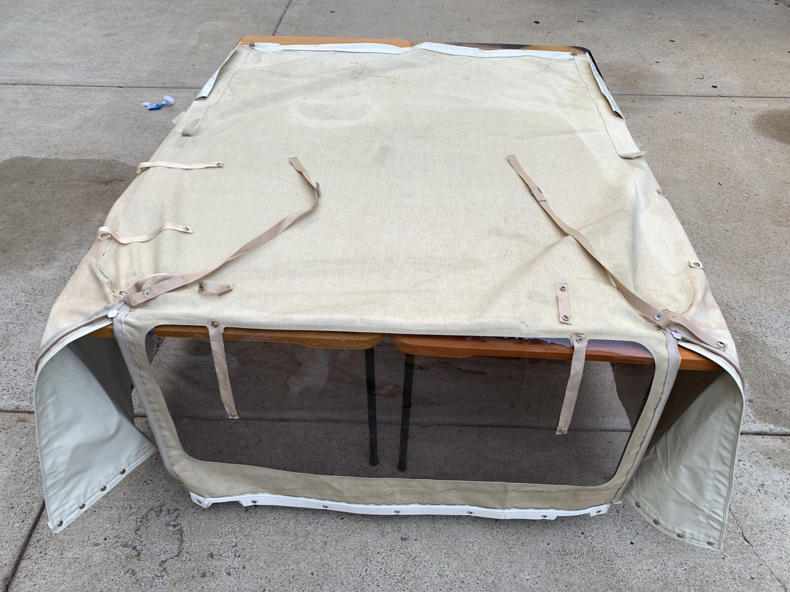 NOS Jeep CJ CJ7 Whitco Export White Soft Top