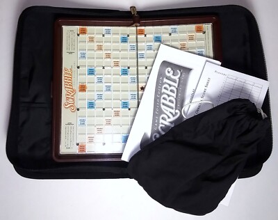 Travel SCRABBLE Folio Zipper Case Edition - 100% Complete | eBay