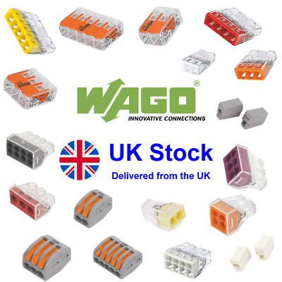 Wago Connectors 221 222 224 773 2773 Junction Box Electrical Reusable ...