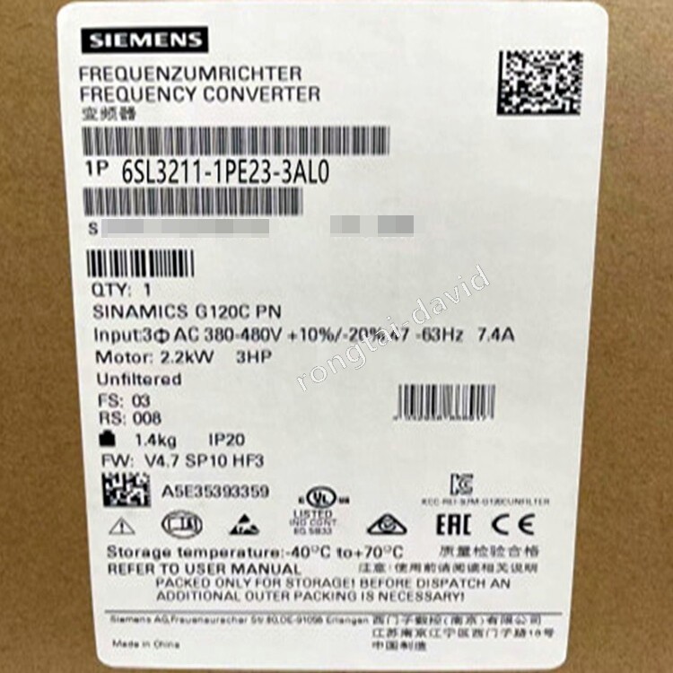 6SL3211-1PE23-3AL0 Siemens Brand New Fast Shipping By SF OR DHL | eBay