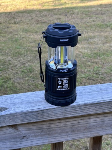 Nebo Poppy 300 Lumen Lantern 120 Spot Light (Black) 6555 | eBay
