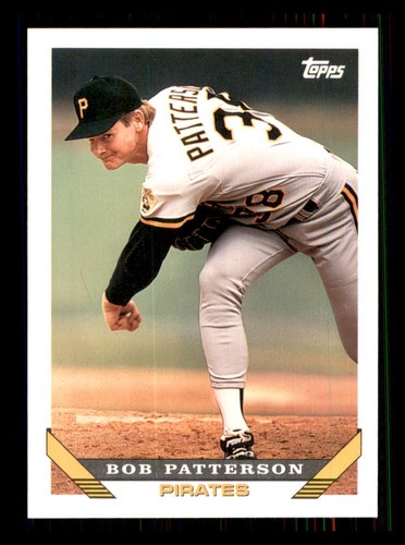 1993 Baseball Topps Bob Patterson Pittsburgh Pirates #299 | eBay