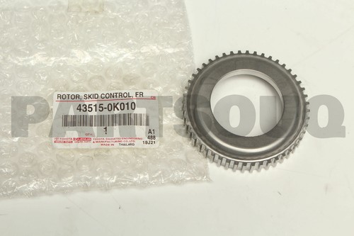 435150K010 Genuine Toyota ROTOR, SKID CONTROL, FRONT 43515-0K010 | eBay