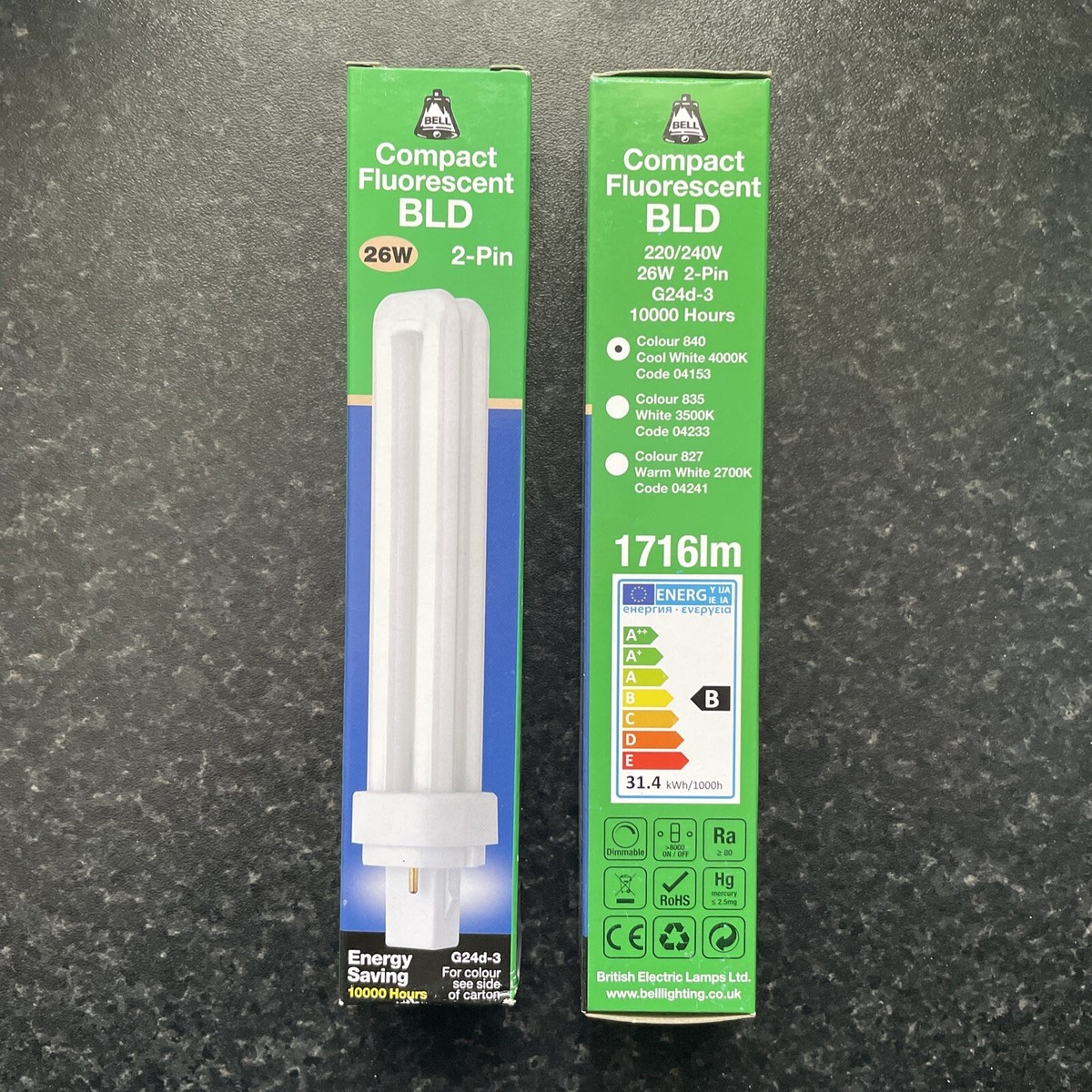 2 Pin Fluorescent Green Lights Newlec NLCFL92PCW1 | Lamp PL/S