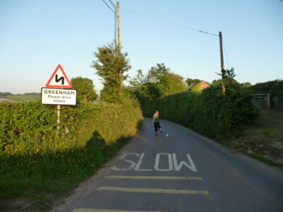 Photo 6x4 Taunton Deane : Greenham Sign & Bishop's Hill Greenham/ST0720 ...