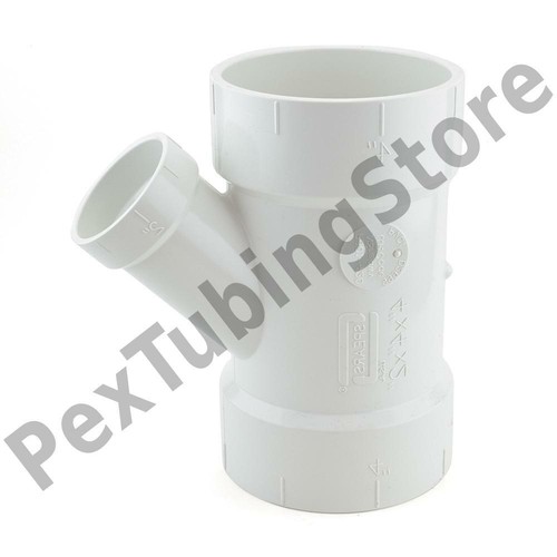 4" x 4" x 2" PVC DWV Wye | eBay