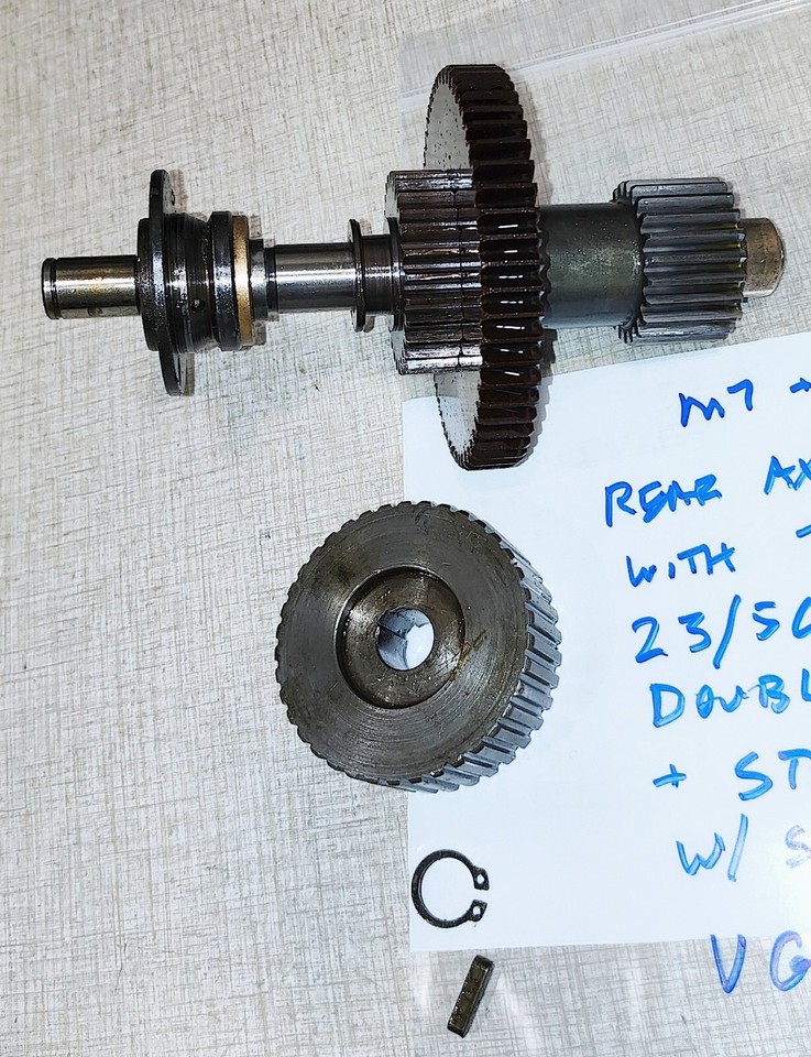 Emco Maximat 7 & V10 Lathe Headstock Rear Axle Ass'y 23/56 Fiber Gear ...