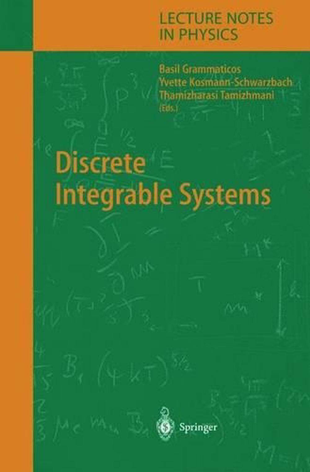 Discrete Integrable Systems by Basil Grammaticos (English) Hardcover ...