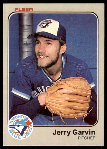 1983 FLEER JERRY GARVIN . TORONTO BLUE JAYS #428 | eBay