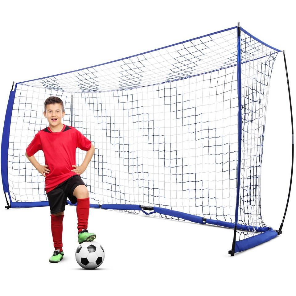 Soccer Goal Portable Bow Style Net Perfect For Soccer Practice Net 12ft ...