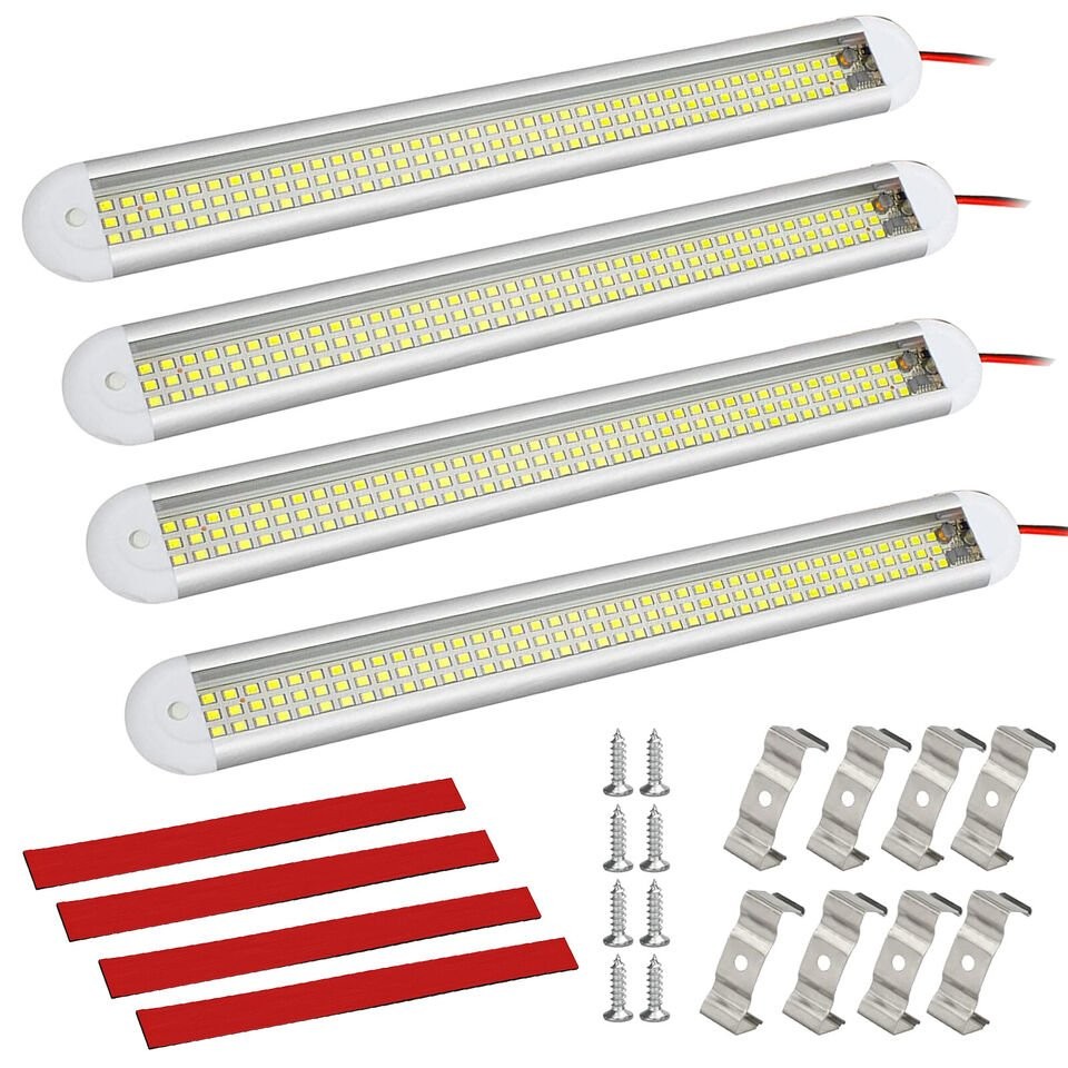 1-20x 144 LED Car Interior Strip Light Bar Light for Car Van Caravan ...