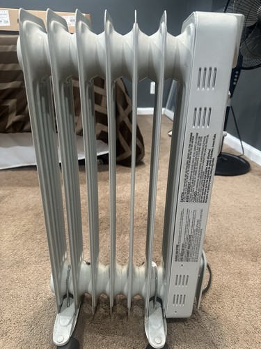 Intertek HO-0279 1500W Electric Oil Filled Radiator Space Heater ...