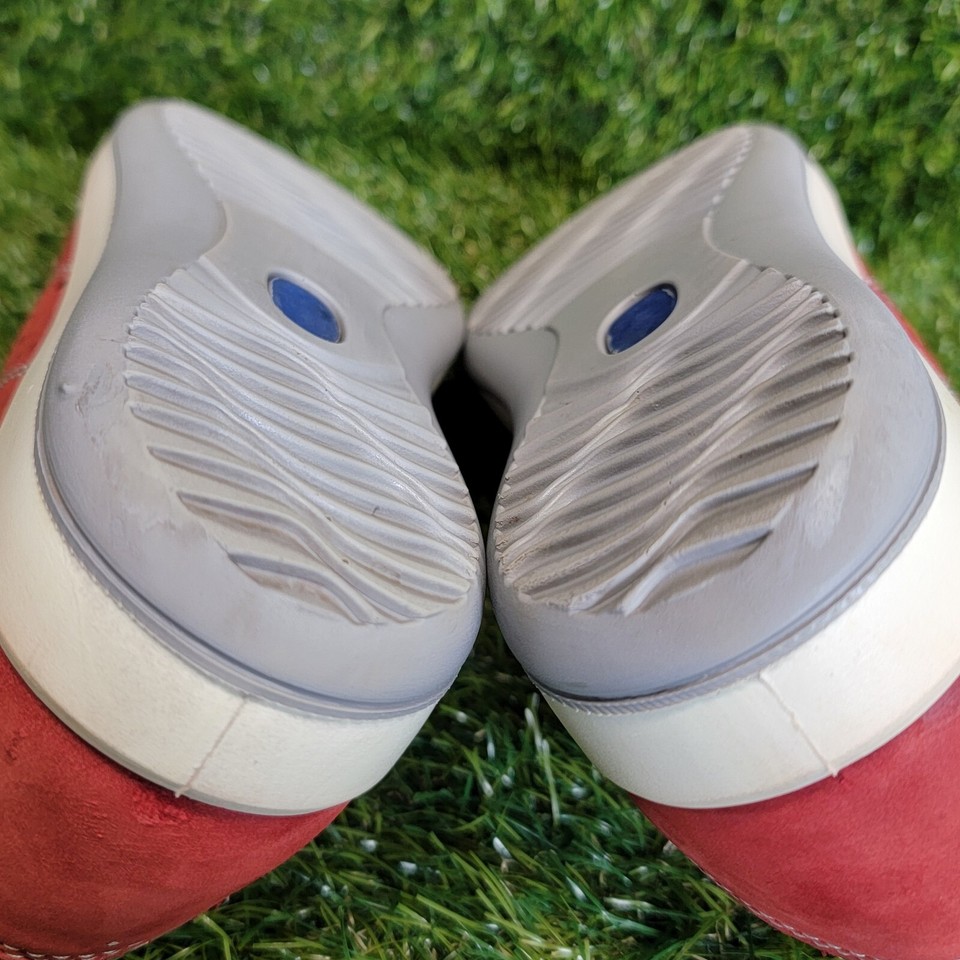 Women's Medicus " HANNE" Red Suede Sneakers Size 7.5 UK/ 9 US Made In ...