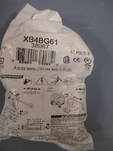 Telemecanique Electric Key Operated Selector Switch Series B XB4BG61 | eBay