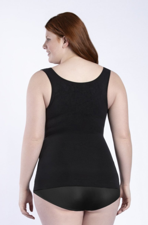 ESSENTIAL OPEN BUST CONTROL TANK Shirt Cami Control Moldeadora Redu ...