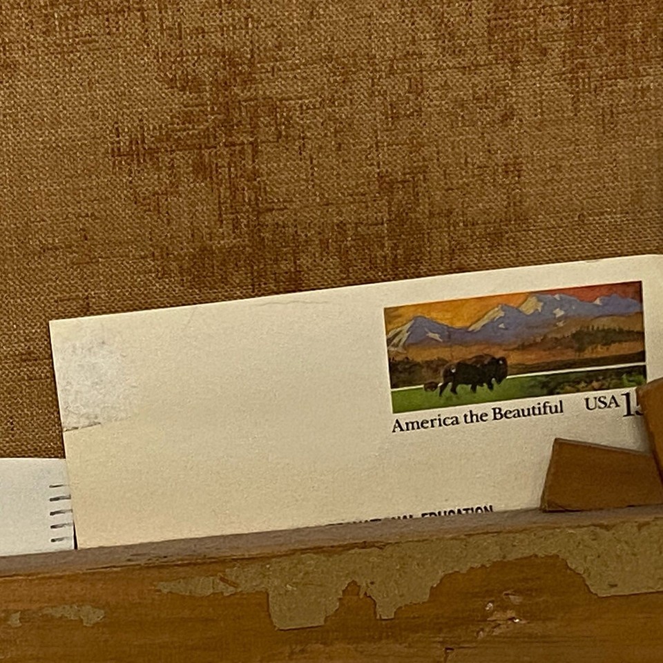 Antique JOHN (JACK) DARE HOWLAND Oil Painting, Buffalo/Bison Herd 19th ...