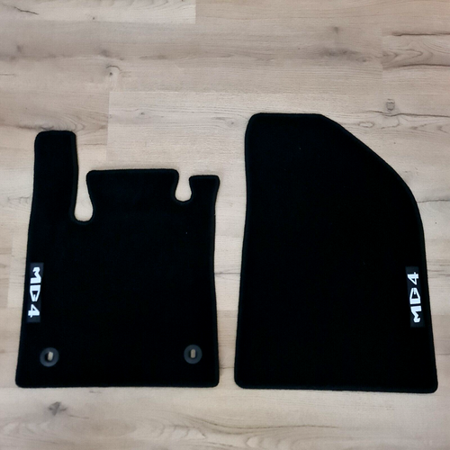 Front Two Car Floor Mats Velour For EV MG MG4 2022-2025 Waterproof ...