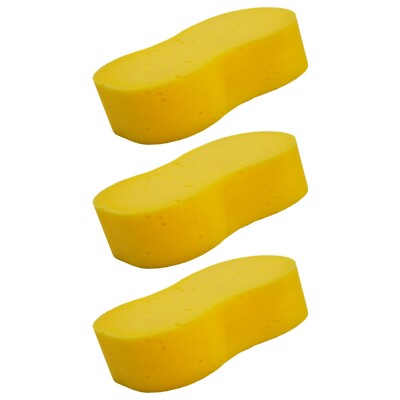 3 x Super Giant Sized Extra Large Jumbo Car Wash Cleaning Sponge ...