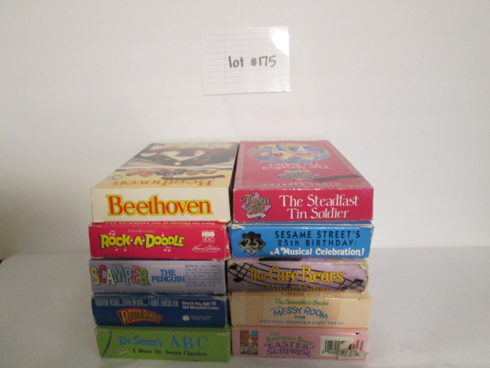 Lot of 10 Vintage Childrens VHS lot (lot#175) | eBay