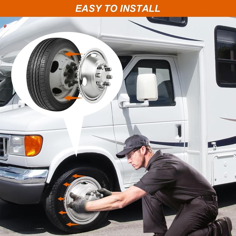 2008-2021 Ford E350 E450 Van 16" Dual Wheel Simulators Dually Rim ...