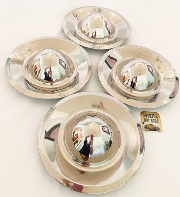 Chevrolet Rally Wheel Custom Bullet Center Hub Caps X 4 | Rear | Silver ...