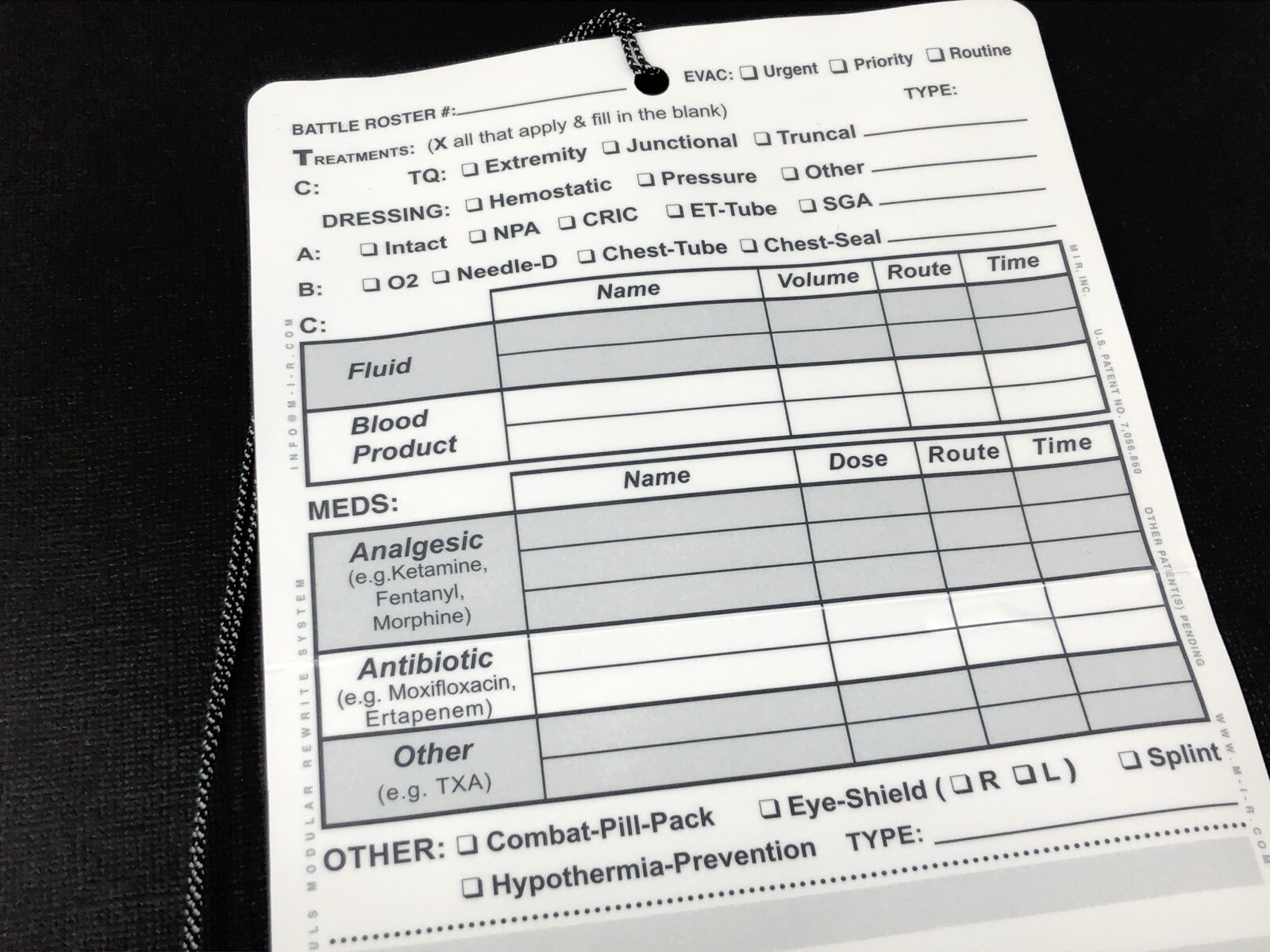 Tactical Combat Casualty Care Cards TCCC IFAK EMS (10 Pack) | eBay