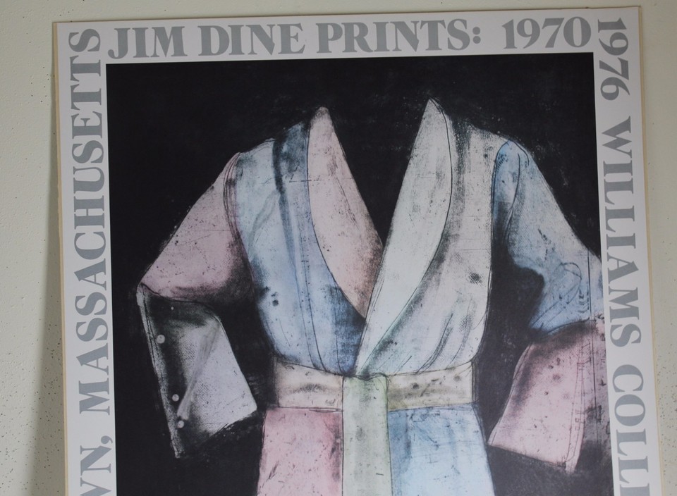 Jim Dine Robe -1976 Original Lithograph Pace Editions Print Poster on ...
