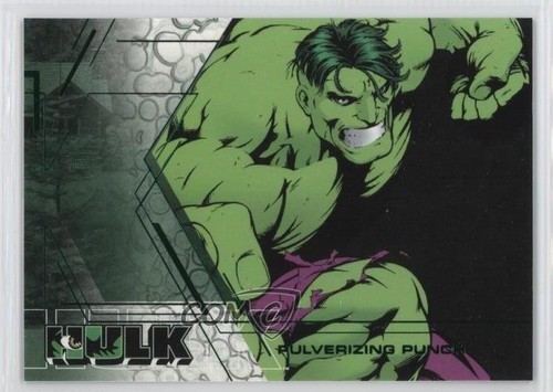 2003 Entertainment Marvel Hulk Film and Comic Cards Pulverizing Punch ...