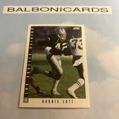 1993 Score - #227 Ronnie Lott Oakland Raiders NM+ Free Shipping! | eBay